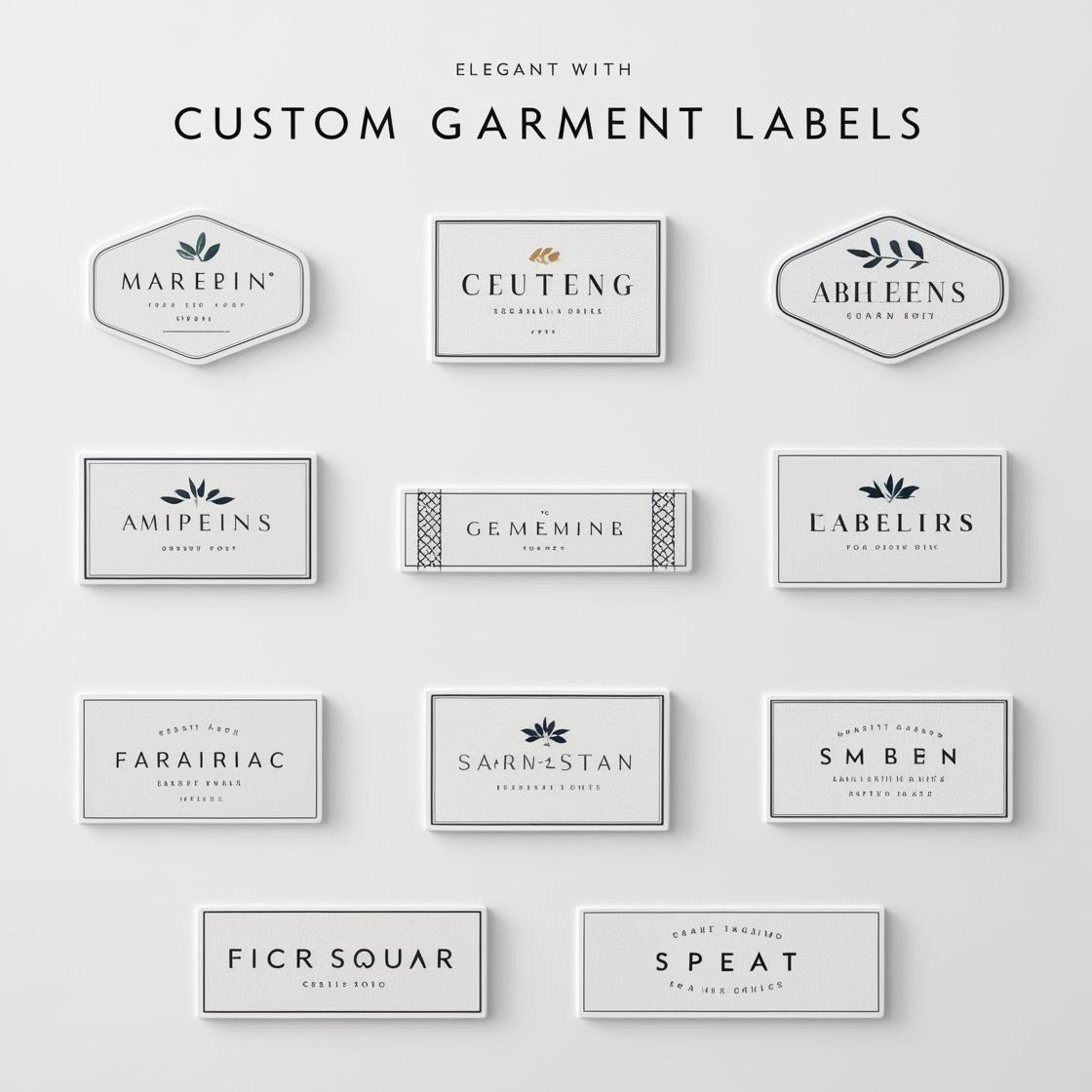 Custom Clothing Labels Dubai | Garment Label Printing Services | PP ...